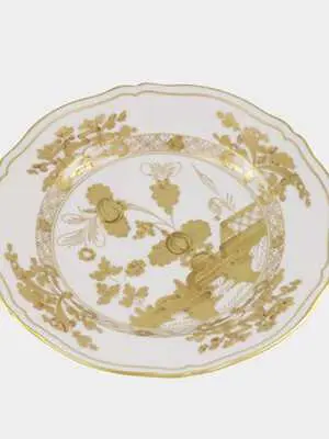 GINORI 1735 Oriente Italiano Aurum Dessert Plate - White