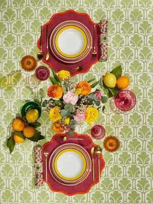 La DoubleJ Set Of 2 Dinner Plates - Multicolour