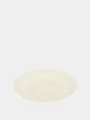 HOUSE OF CAPRICORN Vime Ceramic Soup Plate - White