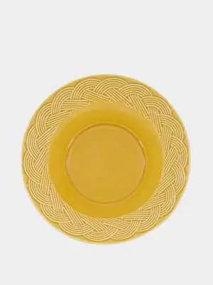 HOUSE OF CAPRICORN Vime Ceramic Soup Plate - Yellow