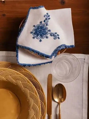 HOUSE OF CAPRICORN Vime Ceramic Soup Plate - Yellow