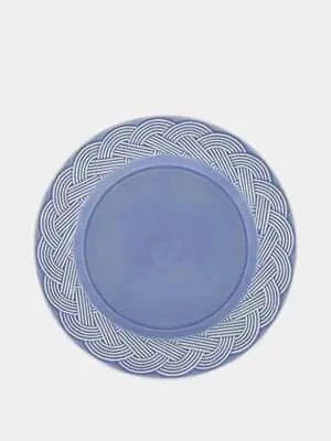 HOUSE OF CAPRICORN Vime Ceramic Dinner Plate - Blue