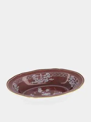 GINORI 1735 Castagna Oriente Italiano Oval Bowl