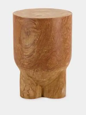 POLSPOTTEN Pile Stool - Brown