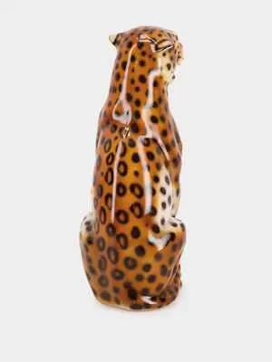 LES-OTTOMANS Large Leopard Sculpture - Multicolour