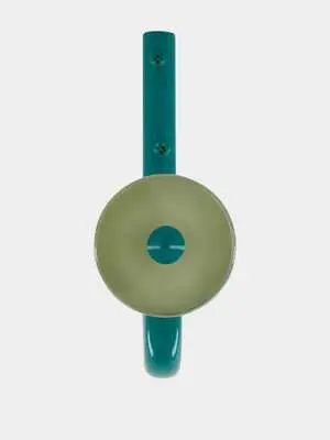 LAURENT BADIER Peacock And Green Acrylic Coat Hook - Blue