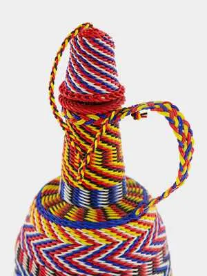 ALL ORIGINE Woven Glass Flask