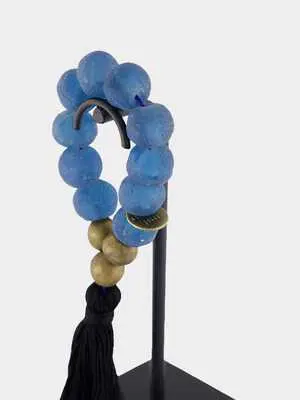 STUDIO JULIA ATLAS Prayer Bead Artwork With Display Stand