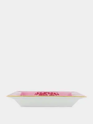 GINORI 1735 Oriente Italiano Porpora Large Square Change Tray