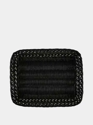 HOUSE OF CAPRICORN Handmade Vitória Wicker Medium Tray