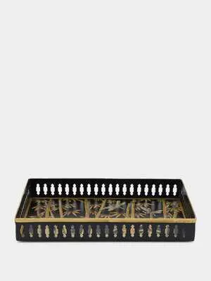 LES-OTTOMANS Flora Iron Tray