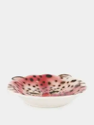 LES-OTTOMANS Ceramic Tiger Ashtray