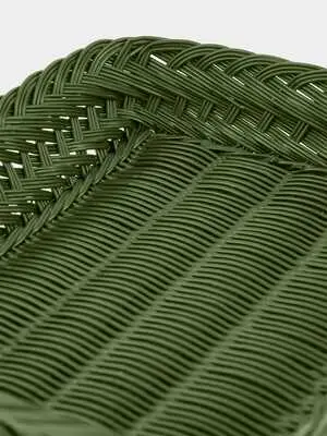 HOUSE OF CAPRICORN Handmade Vitória Wicker Medium Tray