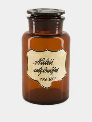 All Origine Apothecary Bottle With Natrii Label - Brown