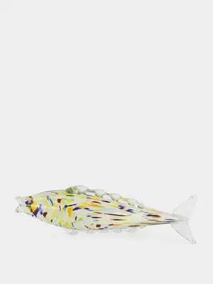 All Origine Glass Fish Sculpture - Multicolour