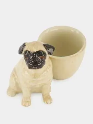 QUAIL CERAMICS Pug Egg Cup