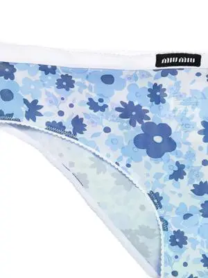 Miu Miu Floral-print Briefs