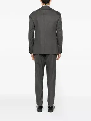 LARDINI Button-fastening Suit - Grey