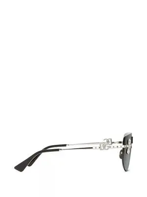 Dolce & Gabbana Embellished Oversized Sunglasses - Grey