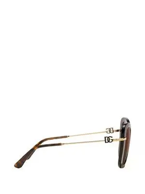 Dolce & Gabbana Oversized Sunglasses - Brown