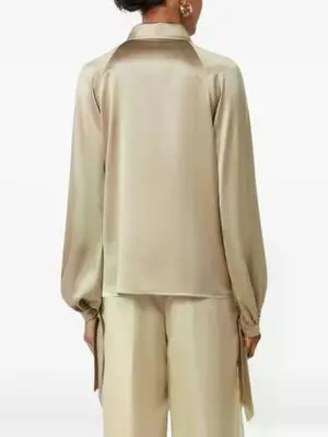 Max Mara Alare Long-sleeve Shirt - Neutrals
