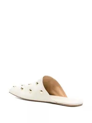 Chloé Rita Studded Mules - Neutrals