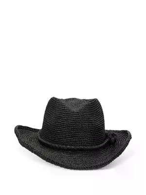 IBELIV Rodeo Raffia Hat - Black