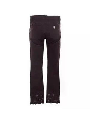 Liu Jo Floral-embroidered Trousers