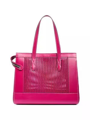 LANCEL Cut-out Zip Tote Bag