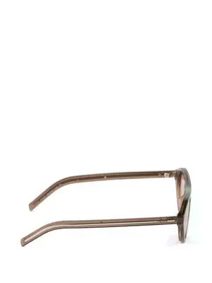 Prada Sunglasses With Engraved Logo - Brown