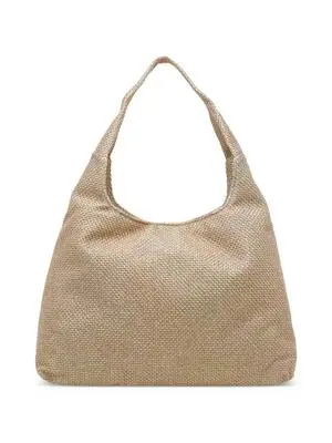 JIMMY CHOO Raffia Shoulder Bag - Neutrals