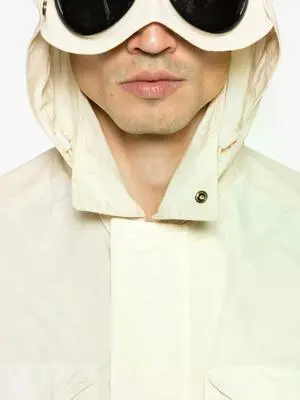 C.P. COMPANY Hooded Overshirt - Neutrals