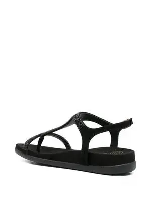 Unisa Embellished Leather Sandals With Buckle Fastening