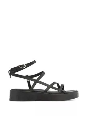 ANCIENT GREEK SANDALS Stiliani Leather Platform Sandals