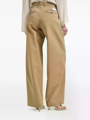 NINE:INTHE:MORNING Wide-leg Trousers - Neutrals