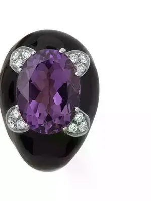 ANDREOLI Diamond Amethyst Earrings