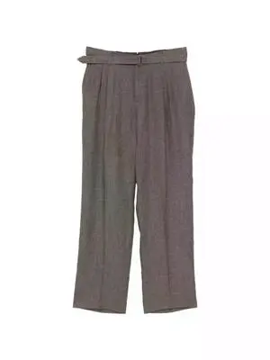 Canali Linen Pleated Trousers