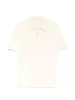 BARRIE B-label Cashmere Polo Shirt - Neutrals