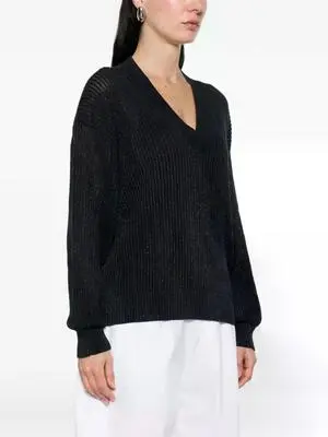 Brunello Cucinelli V-neck Sweater - Blue