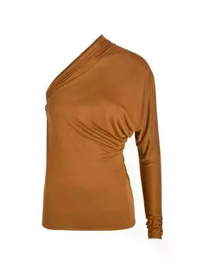 Rick Owens Diana Draped One-shoulder Top