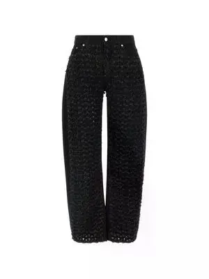 Stella McCartney Bouclé Detailed Jeans