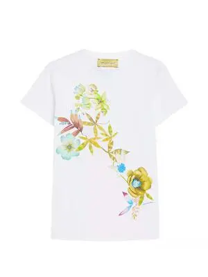 Momoni Floral-print T-shirt - White