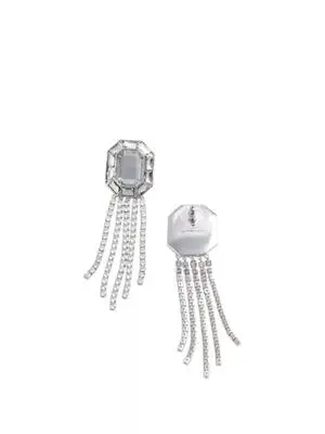 SELF-PORTRAIT Crystal Fringe Earrings