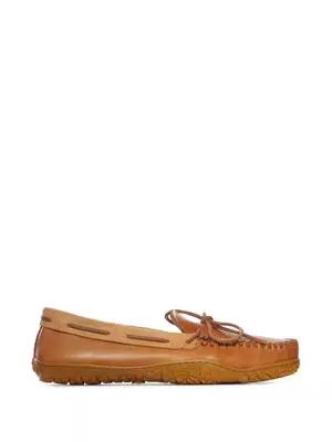 BUTTERO® Leather Lace-up Sneakers - Brown