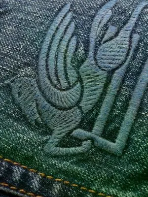 Etro Logo-embroidered Wide Leg Jeans