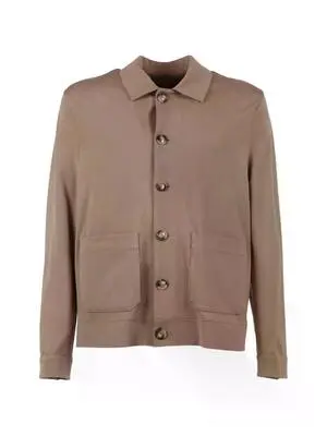 CIRCOLO 1901 Polo-collar Jacket - Neutrals