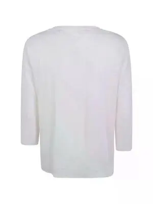 Majestic Filatures V-neck Three-quarter Length Sleeve T-shirt