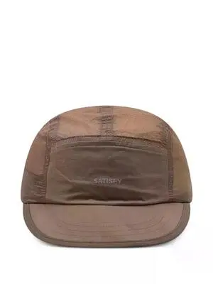 Satisfy Logo-print Cap - Brown