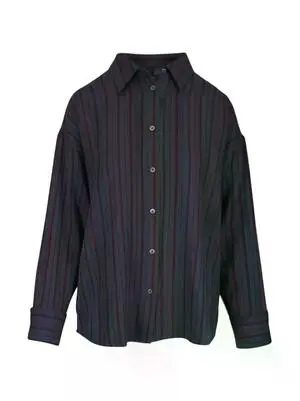 THE ELDER STATESMAN Striped Button-up Shirt