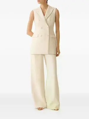Fabiana Filippi Double-breasted Sleeveless Jacket